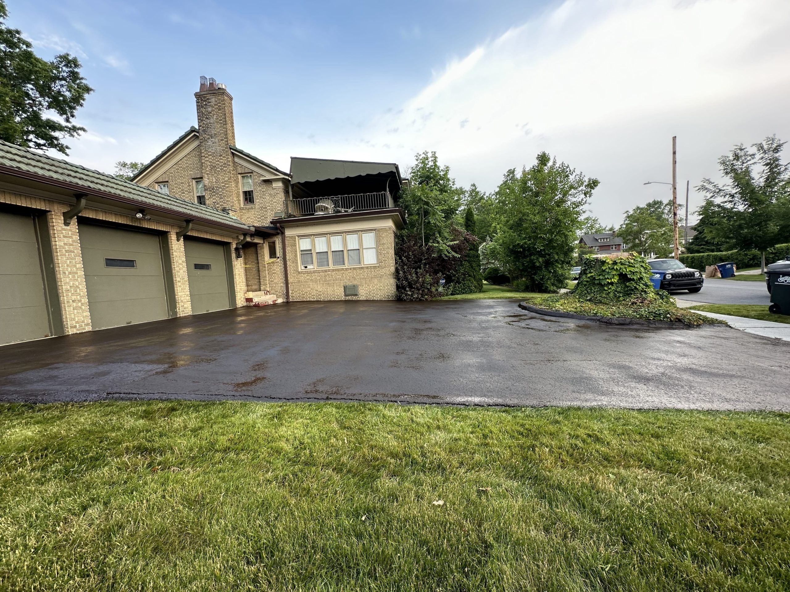 Asphalt Contractor Repair of Tree Root Damage in Cleveland Heights Ohio ...